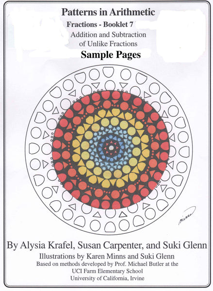 Fractions: Booklet 7 Sample Pages – Pattern Press